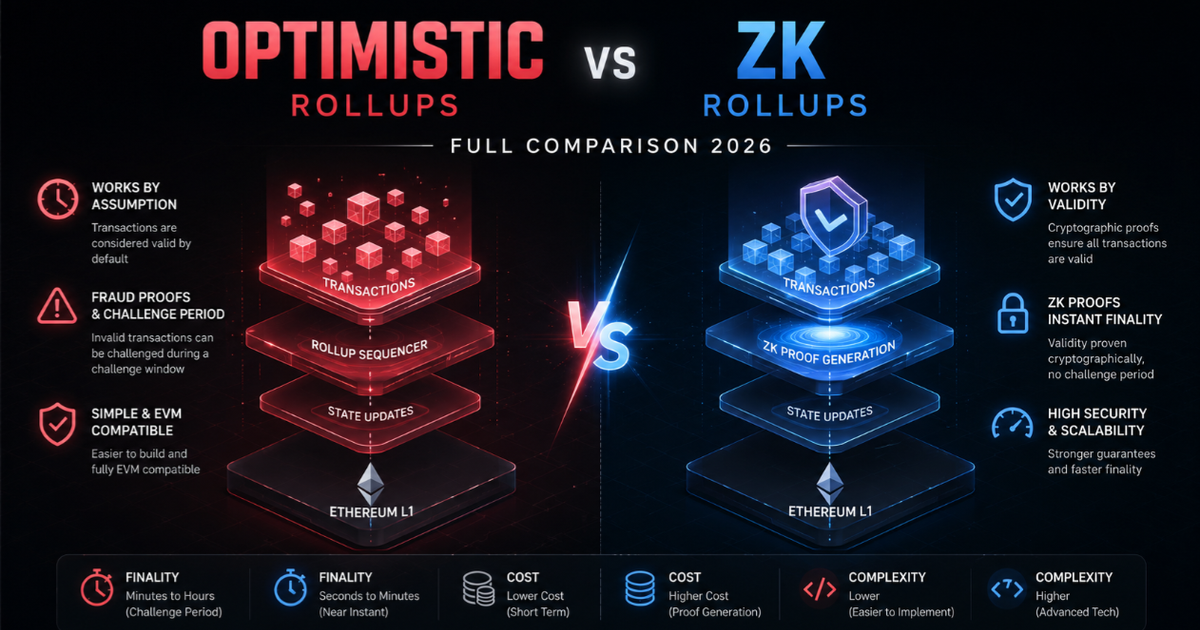 Optimistic vs ZK Rollups 2026: Full Technical Comparison | Crypto Grows ...
